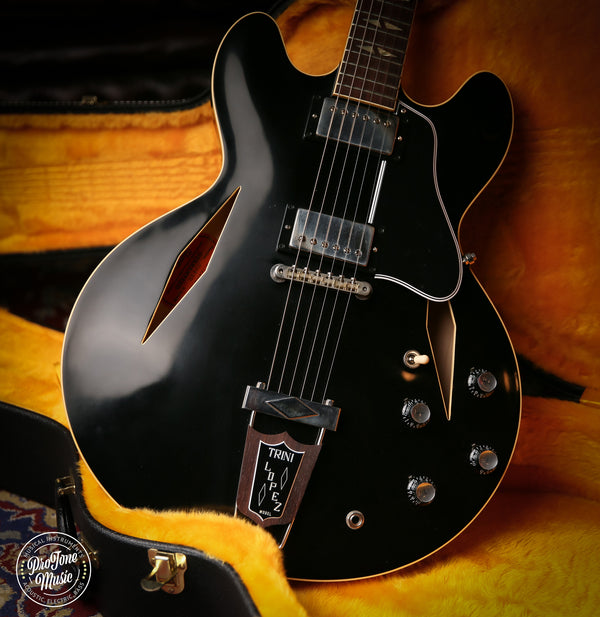 Gibson USA Custom Shop 64' Reissue Trini Lopez VOS Ebony | ProTone ...